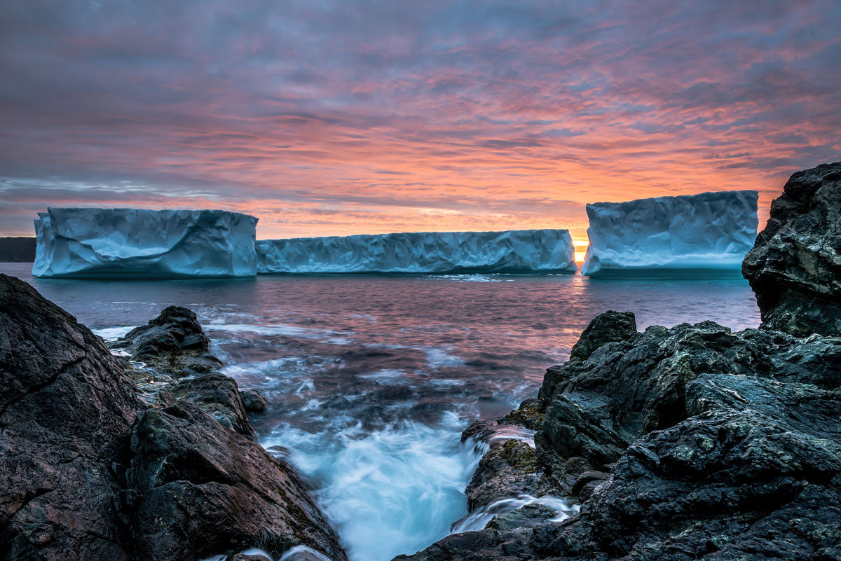 Ray Mackey | Icebergs | MD Metal Prints – WallSizzle